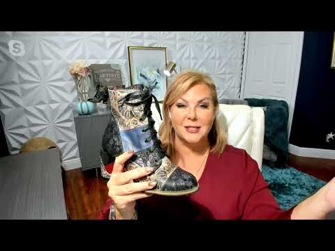 L'Artiste by Spring Step Leather Lace-Up Boots - Aboot on QVC