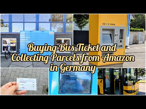 Buying Bus Ticket | Collecting Parcels from Amazon | Dresden | Germany | MTD Vlogs