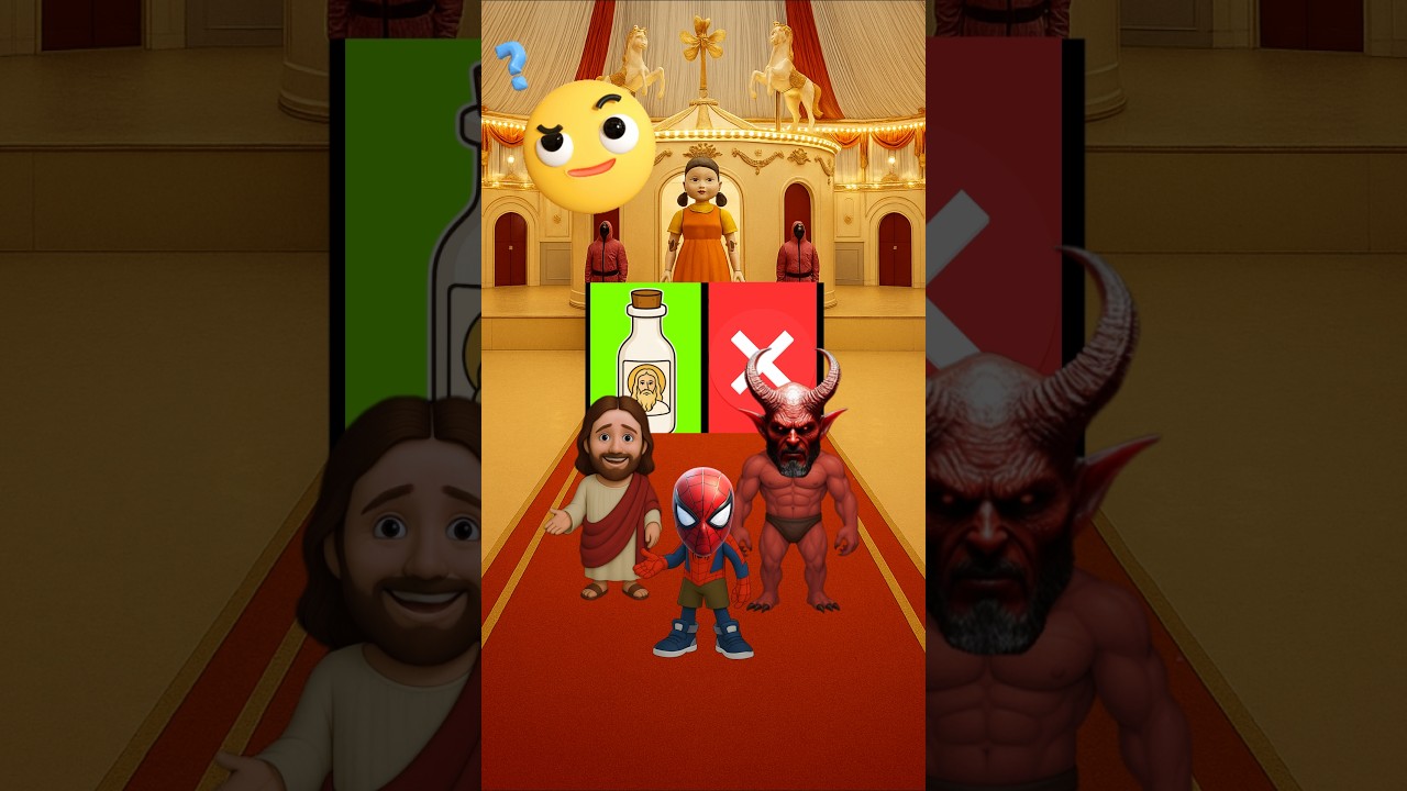 Who Drinks the Holy Drink? ✝️✨ Jesus vs Devil #jesus #biblequiz