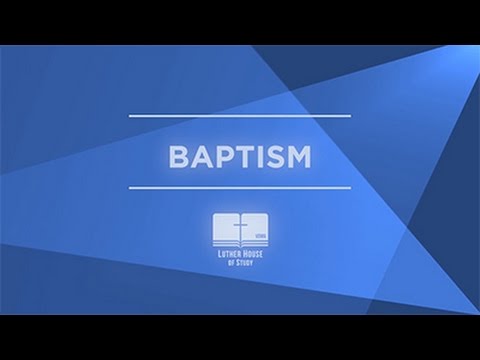 Means of Grace: Baptism #reformation #martinluther #lutheran #jesus