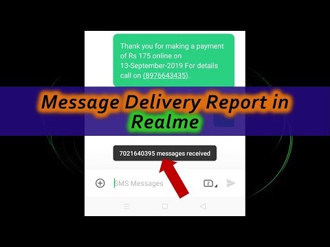 Turn on Message Delivery Report in Android