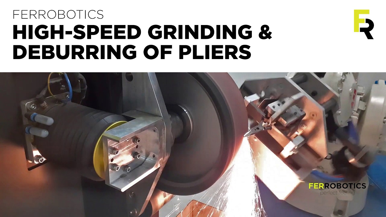 High-Speed Precision Grinding of Long Nose Pliers | Automation with ABG
