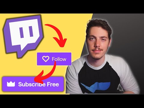 How to Follow AND Subscribe on Twitch