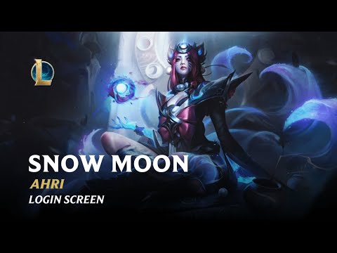 Steam Community :: Video :: SNOW MOON AHRI | LOGIN SCREEN - League of ...