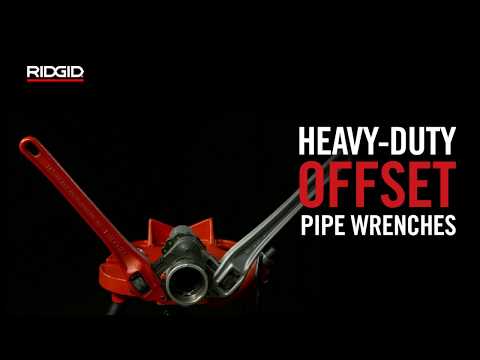 RIDGID Heavy-Duty Offset Pipe Wrenches