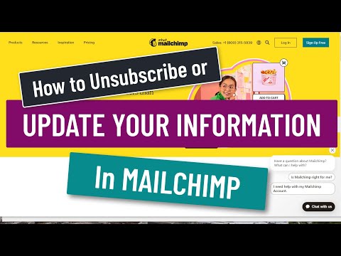 MailChimp Tutorial 2024: How to Update Your Newsletter Information