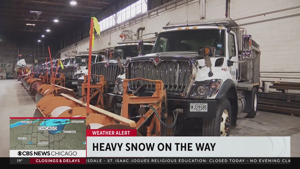 Chicago, suburbs preparing for heavy snowfall