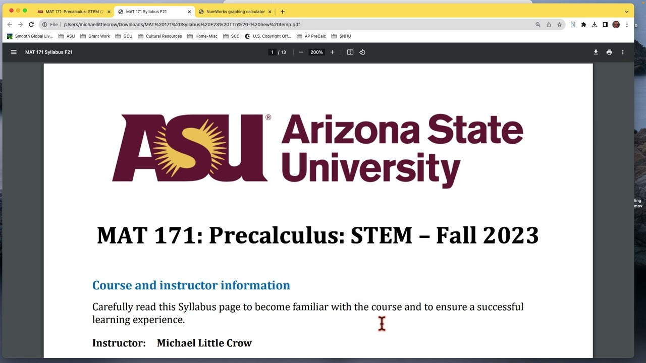 MAT 171 Lecture 8/17/23 Section 1.2