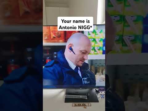 whats your name? Antonio Nigg* #funny #black #reels #viral #prank #viraltalent #famousinfluencer