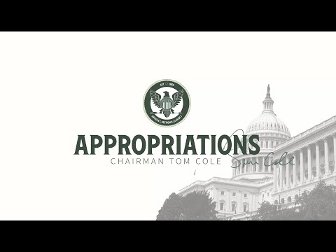 Full Committee Markup of FY26 Agriculture, Rural Development, FDA, and Related Agencies Bill