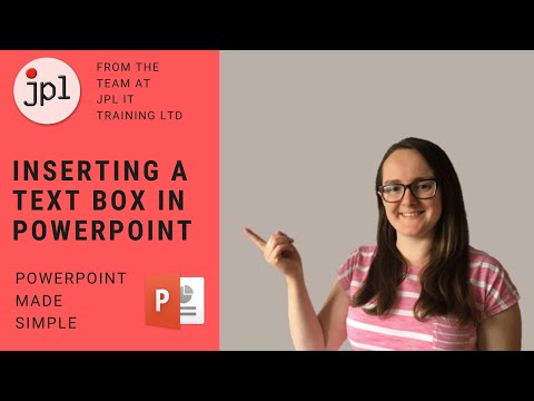 Inserting Text Boxes in PowerPoint