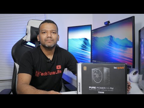 Be quiet Pure Power 11 FM 750w 80 Plus Gold Power Supply (Unboxing)