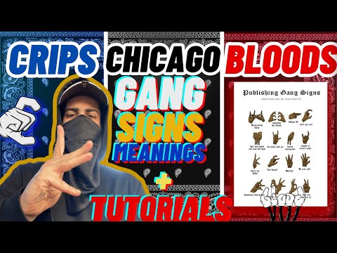 CRIPS & CHICAGO & BLOODS " DECODING SYMBOLS: MUST-KNOW SIGNS AND THEIR MEANINGS " !!!!
