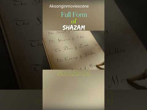 Full Form of SHAZAM🤔.Best movie scene. #aksoriginmoviescene .#shazam23 .