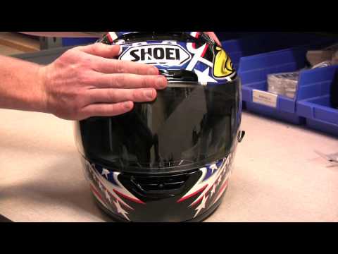 Shoei Tech Tip - Shield care and maintenance @ www.mc-powersports.com