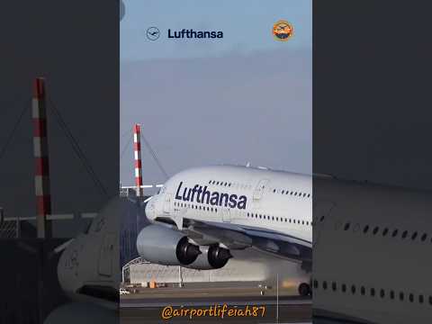 Amazing Take off , Airbus A380-800 , Lufthansa