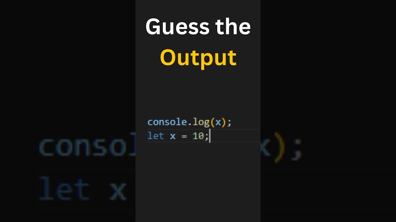 JavaScript Interview Question | Guess the Output #shorts #javascript