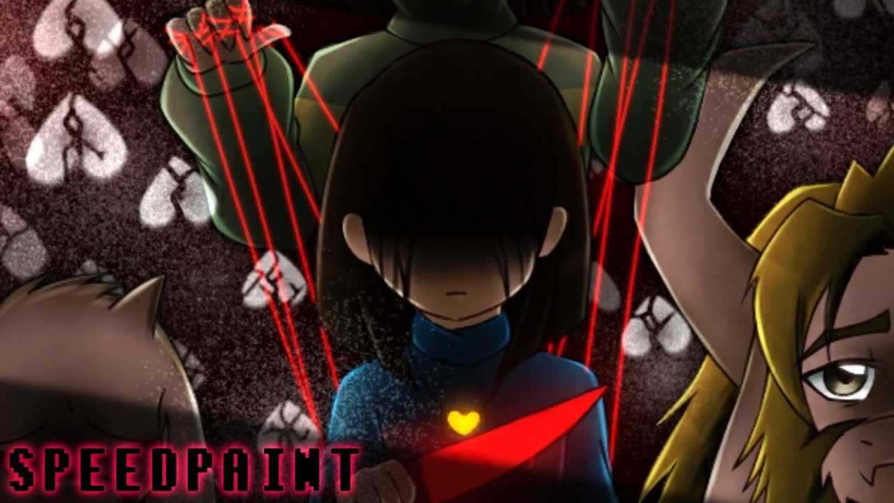 Genocide Route ( Undertale ) Speedpaint | Ibis Paint