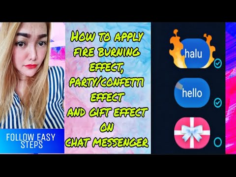 FACEBOOK MESSENGER CHAT EFFECTS TUTORIAL 2020