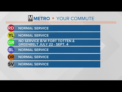 These 4 Green Line metro stations are closed until September