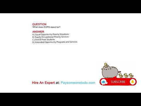 What does EOPS stand for?
