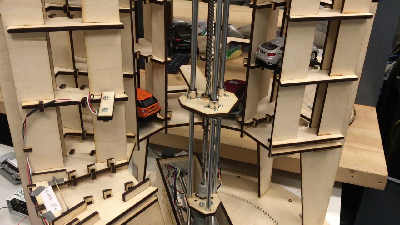 ME 102B Autonomous Parking Garage Project Demonstration