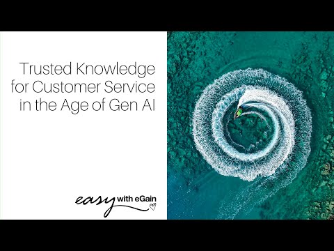 Keynote: Trusted Knowledge for Customer Service in the Age of GenAI