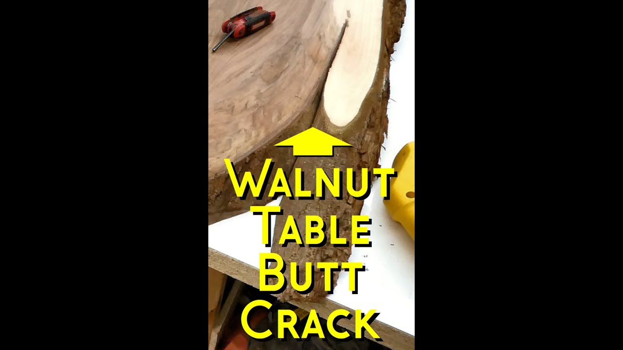 Walnut Table Butt Crack #shorts