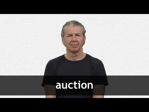 How to pronounce AUCTION in American English