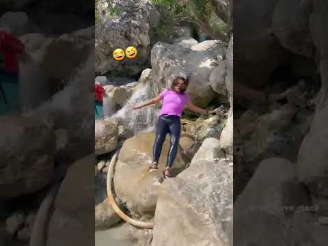 Girls slip funny video