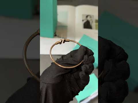 👑 Tiffany T Wire Bracelet in Rose Gold 18k with Diamonds/Mother-of-pearl ⏩️https://katystore.com.ua
