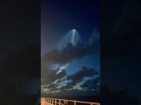 SpaceX Falcon 9 Launch From Cruise Ship