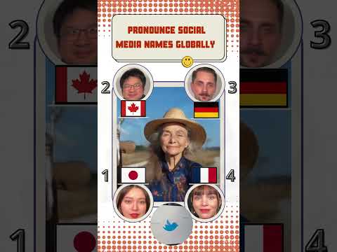 Pronounce Social Media Names Globally