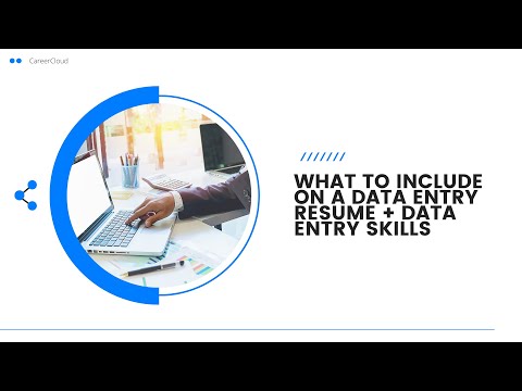 What To Include On A Data Entry Resume + Data Entry Skills
