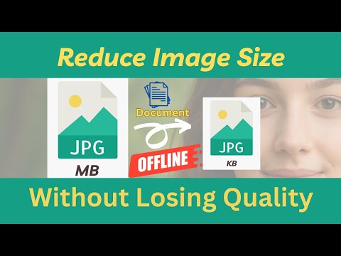 How to Reduce Image Document Size from MB to KB Without Losing Quality| Compress Photos Offline 2025