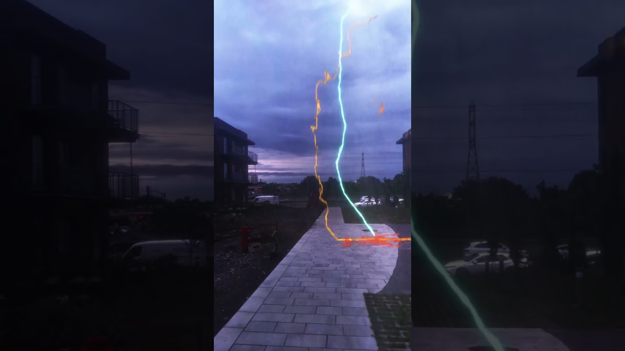 Amazing liquid lightning
