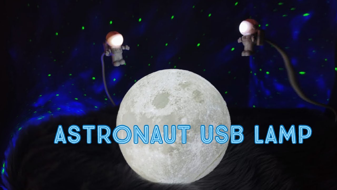 Astronaut USB Led Light Unboxing and Review