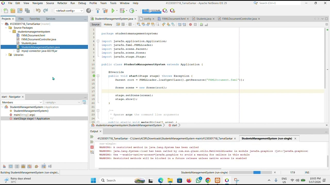Student Management System in Java & MySQL | Full CRUD Operations | OOP Project #javaproject #java