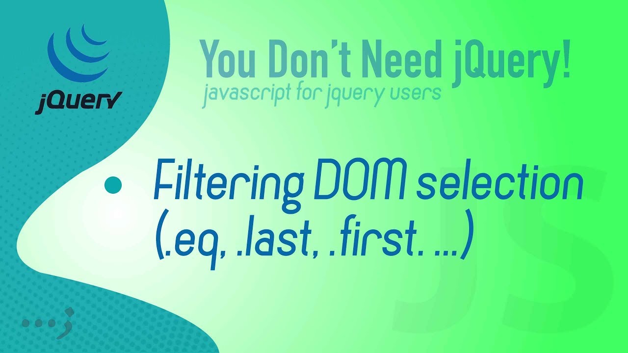 Filter DOM selection in plain/vanilla javascript [How to]