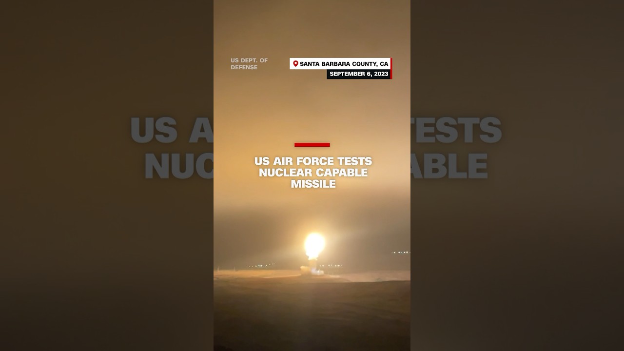 US Air Force tests nuclear capable missile