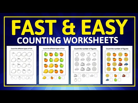 Create KDP Math Workbooks FAST & EASY With Counting Worksheets Generator