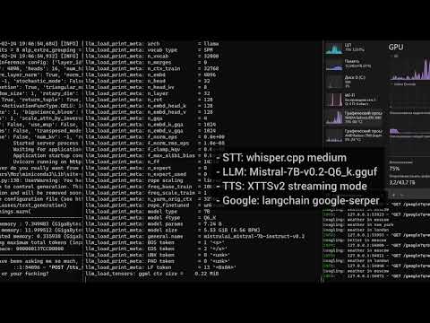Talk llama fast - informal voice assistant [en]