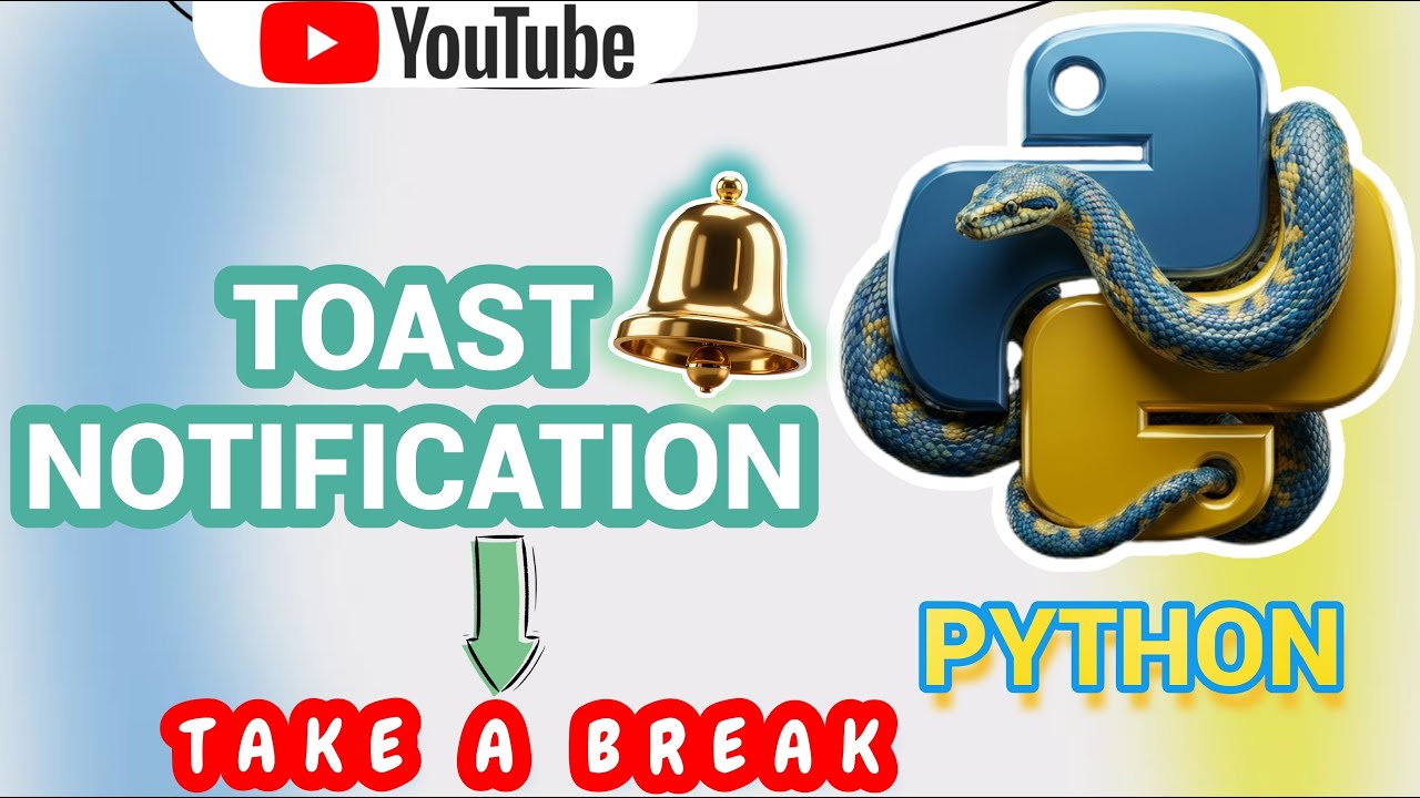 Python Winotify Tutorial Auto Send Repeated Windows Toast Notifications!