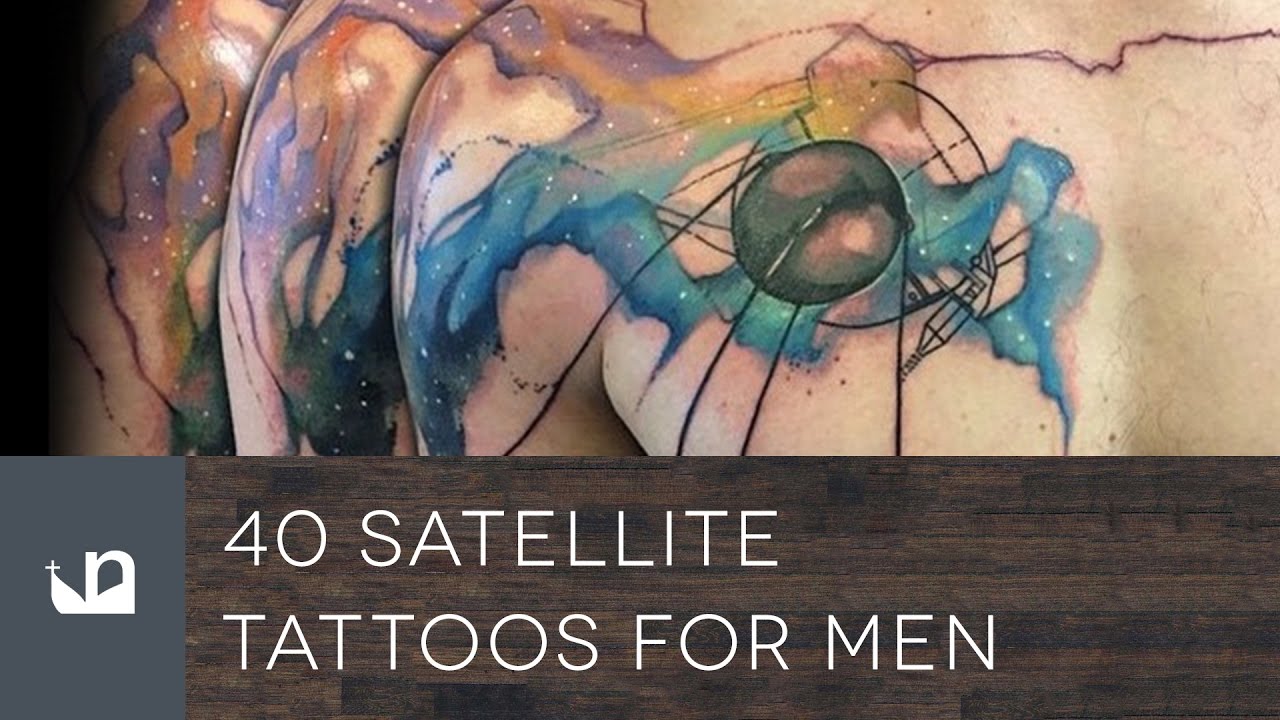 40 Satellite Tattoos For Men