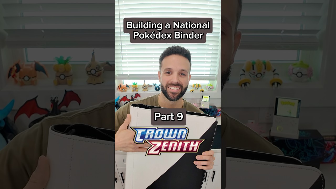 Build a National Pokedex Binder (+ extras) = 50/1088 | Crown Zenith GG adds!#pokemontcg