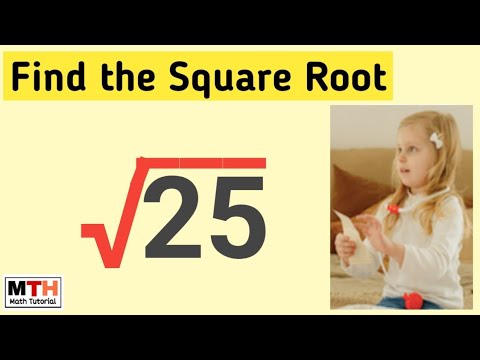 Simplify square root of 25 | Math Tutorial