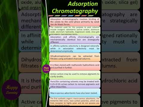 Chromatography || Bioprocess Technology Notes || BPT Notes | Happy Learning:) At any time of the day