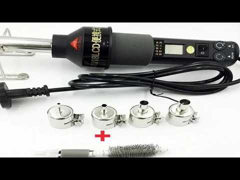 Adjustable Digital Hot Air Gun Heat gun Soldering Desoldering solder Station SMD BGA 8018LCD+heatin
