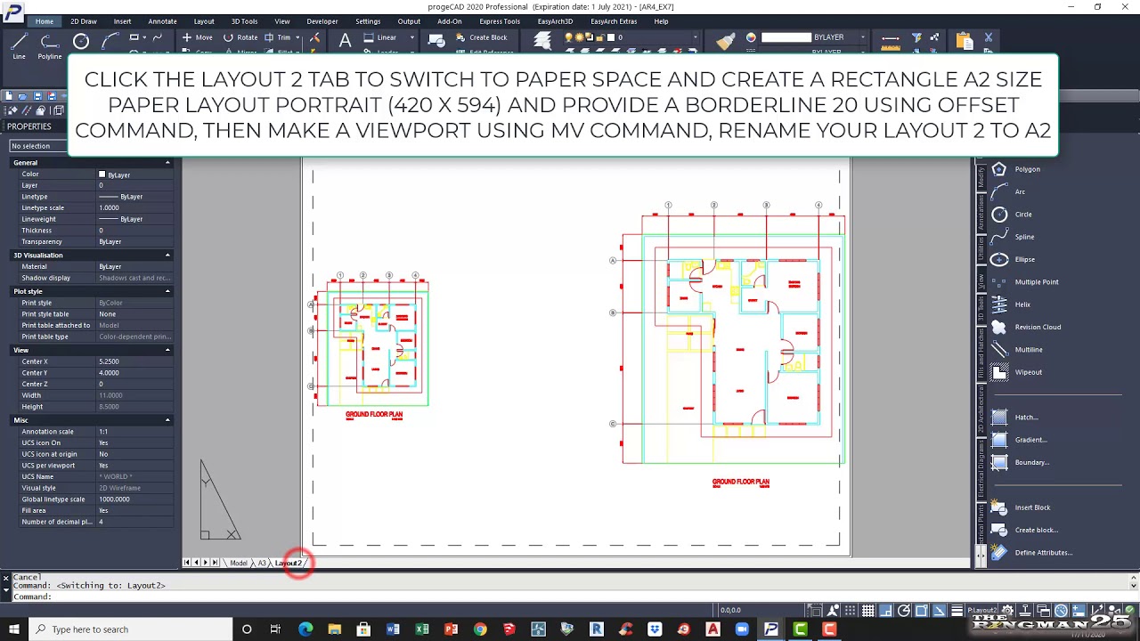 Introduction to Computer-Aided Design (CAD): Exercise No. 7 - Plotting in PDF