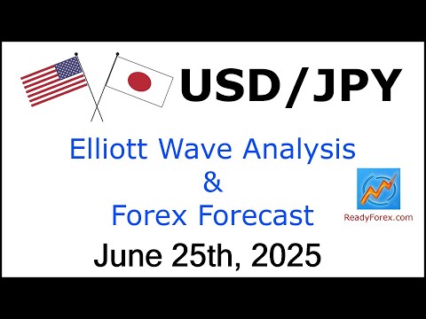 USD JPY Elliott Wave Analysis | Forex Forecast | June 25 2025 | USDJPY Analysis Today